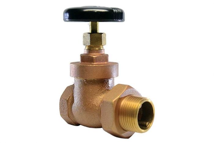 American Valve 7 Radiator Gate Valve 1" NPT Female x Male – Cast Iron ...
