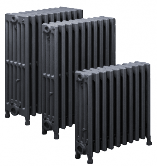 Cast Iron Radiator, 20 Sections, 25"H, 4 Tubes – Cast Iron Radiators USA